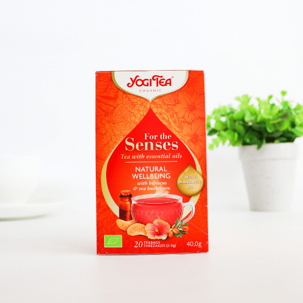 Yogi For The Senses Natural Wellbeing Tea 20 Envelopes Tea At Heart